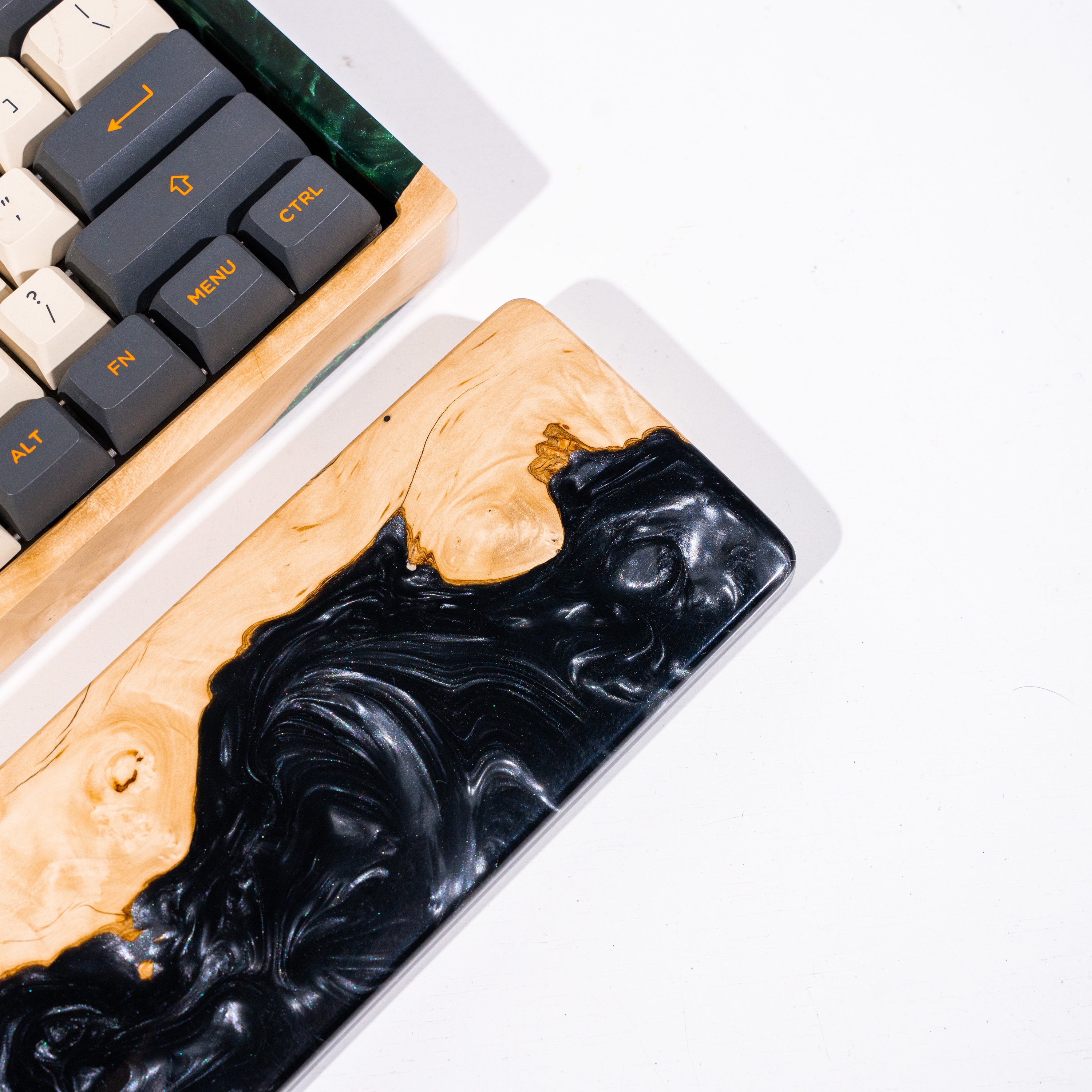 Custom Wood Wrist Rest, Wood Mechanical Keyboard Case, Custom Wooden ...