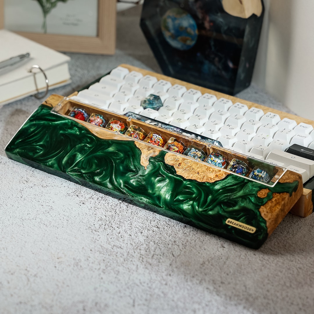 Custom Wood Wrist Rest, Wood Mechanical Keyboard Case, Custom Wooden ...