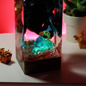 MUDKIP POKEMON Resin Cute Lamp, Custom Diorama Kit, Gifts and Table ...