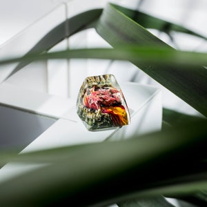 Fire Dragon Custom Keycaps, Artisan Keycap, Artisan Resin Keycaps Anime ...