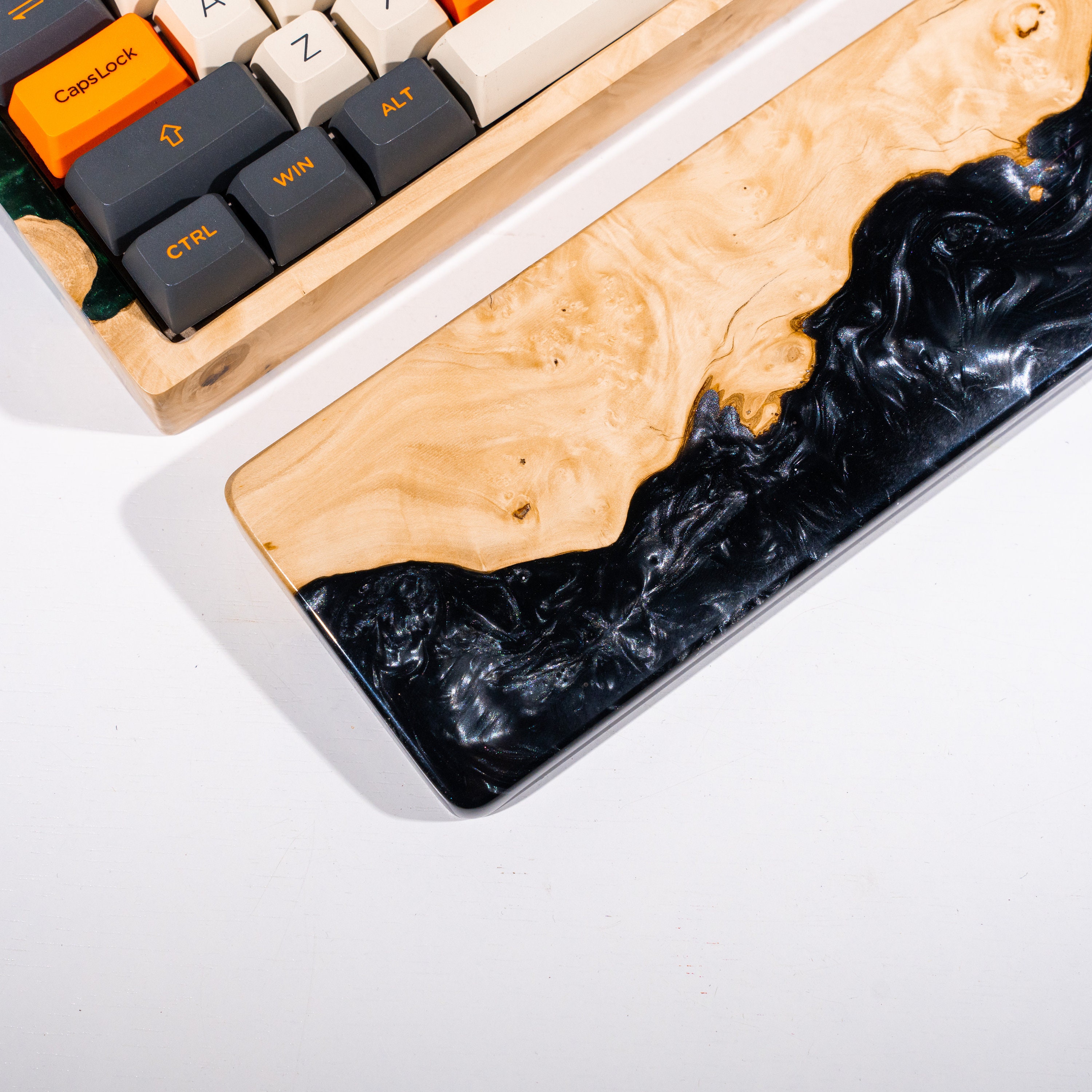 Custom Wood Wrist Rest, Wood Mechanical Keyboard Case, Custom Wooden ...