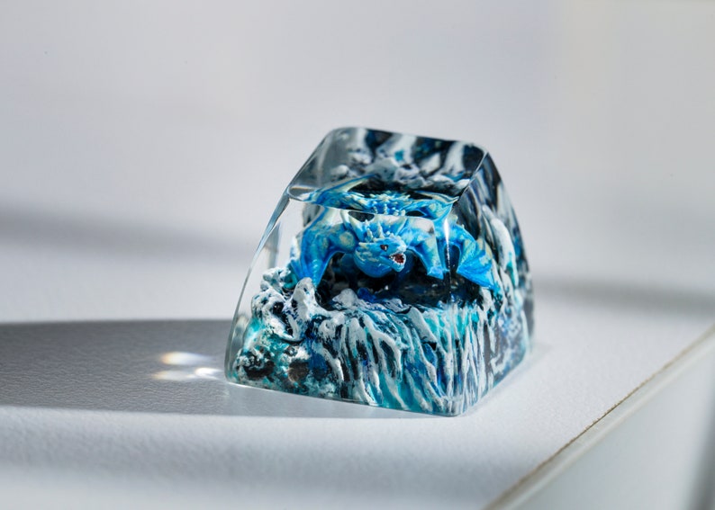 Water Dragon Custom Keycaps, Artisan Keycap, Artisan Keycaps Anime ...