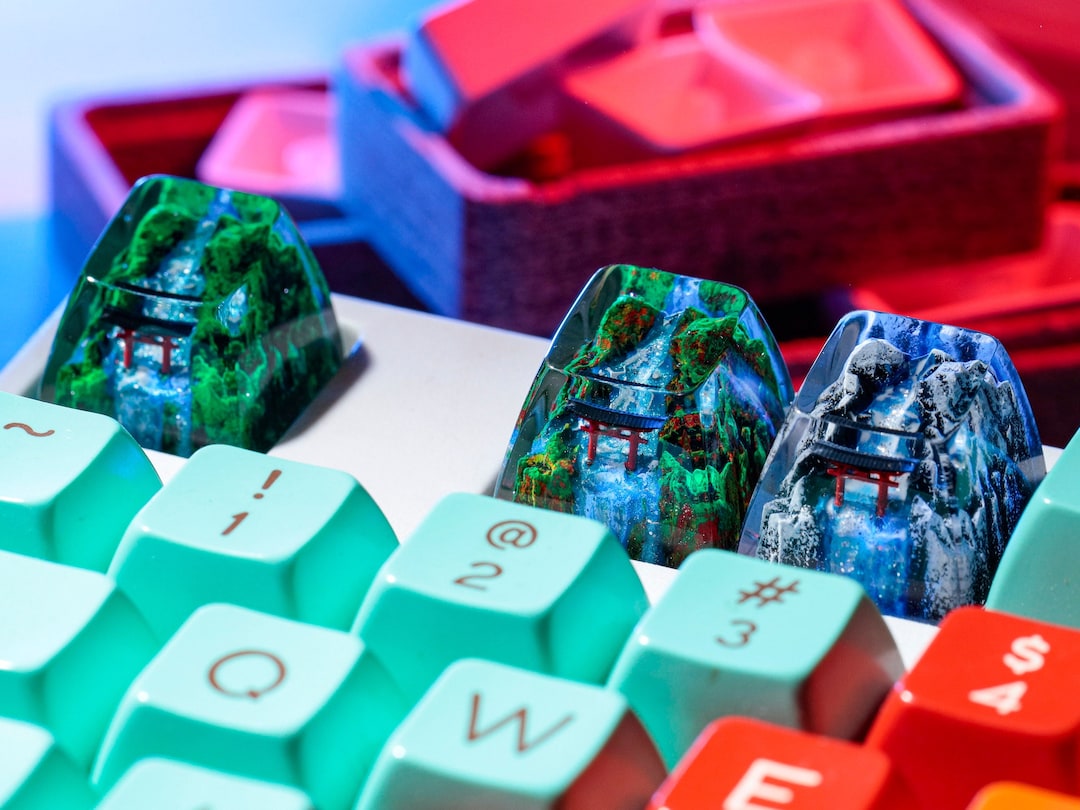 Torii Gate Artisan Keycap, Japanese Keycaps, Artisan Keycap, Torii Gate ...