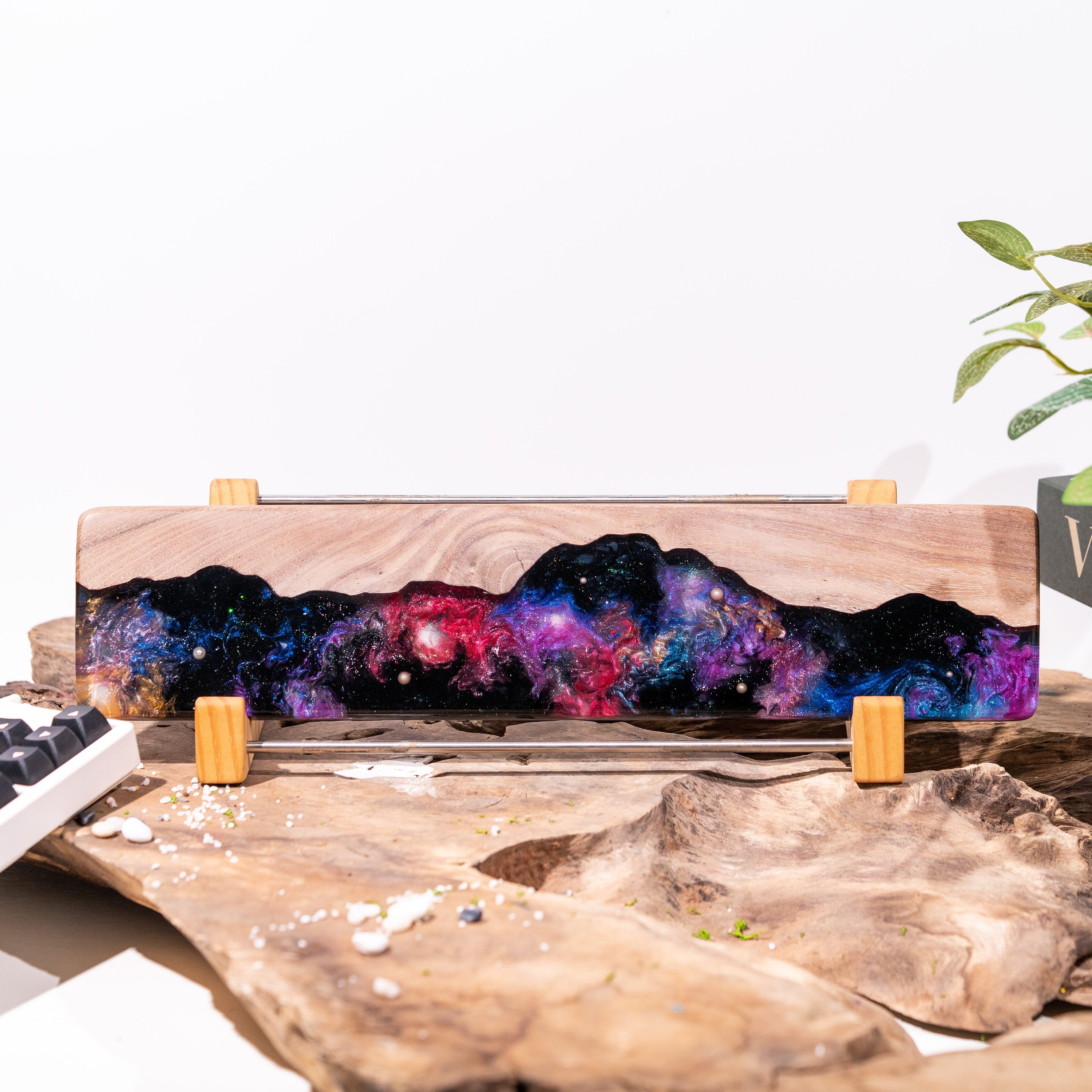 GALAXYSPACE Artisan Wrist Rest, Resin Keyboard Wrist Rest, Custom ...