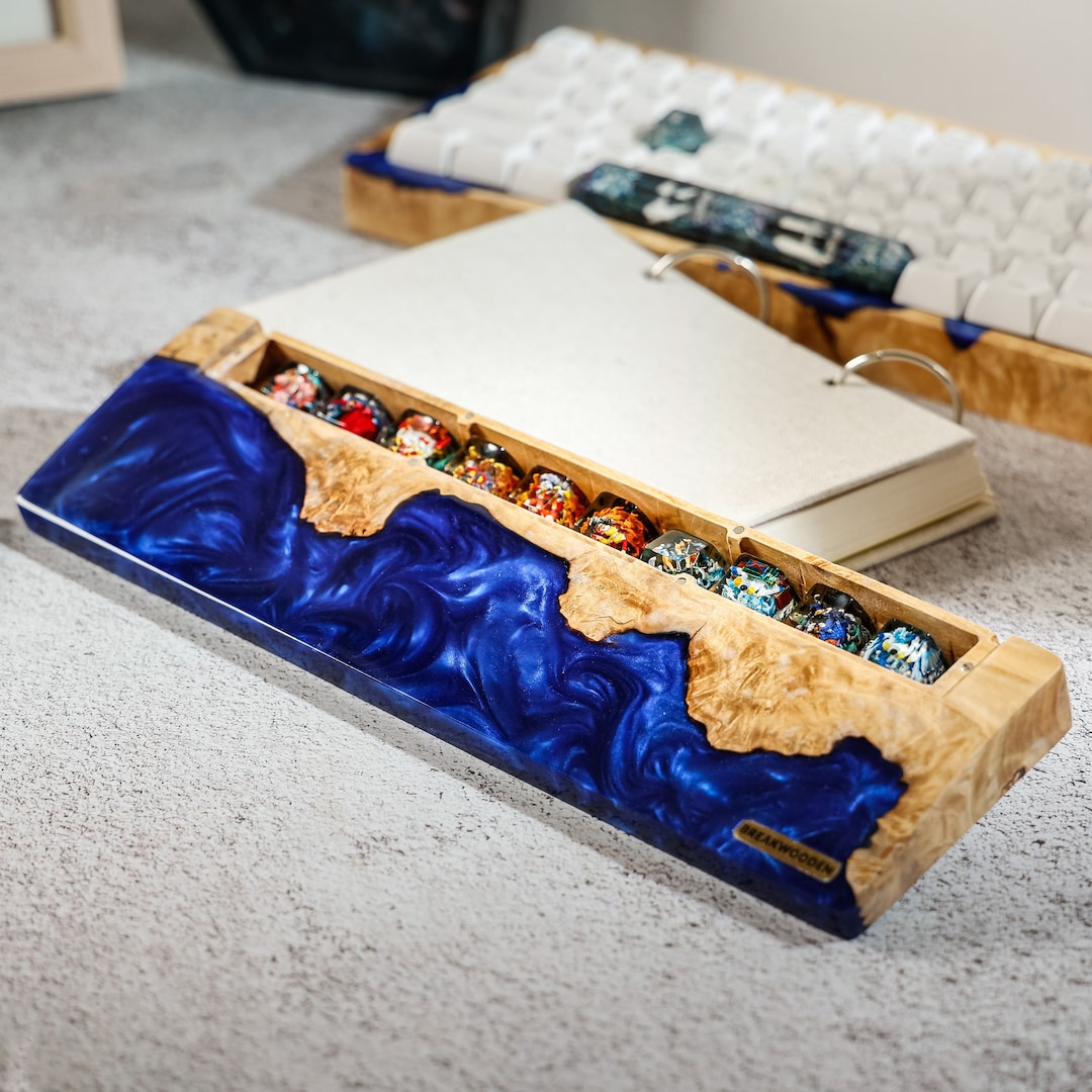 Custom Wood Wrist Rest, Wood Mechanical Keyboard Case, Custom Wooden ...