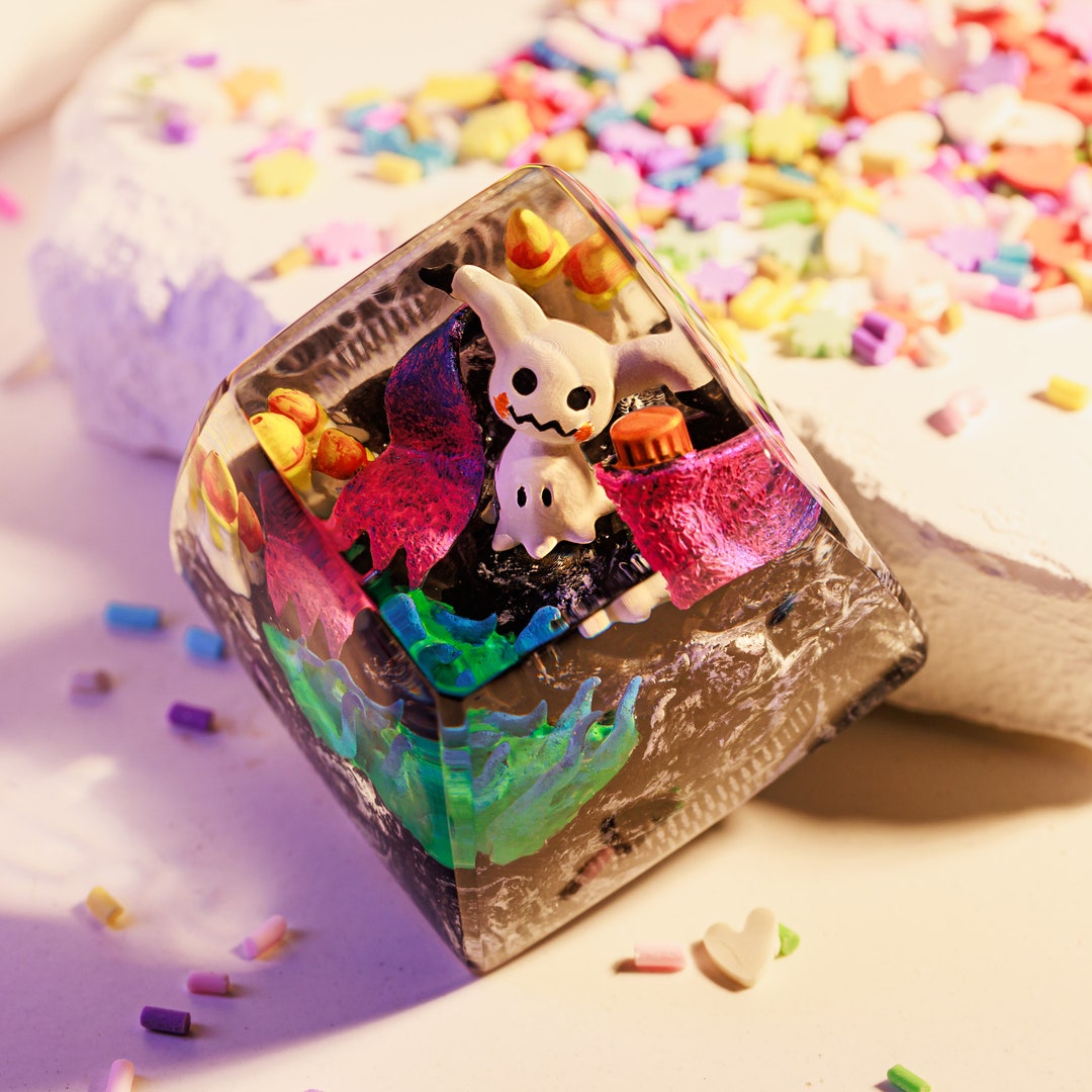 CUSTOM MIMIKYU Artisan Keycap Custom Keycaps Art Decor Resin Keycaps ...