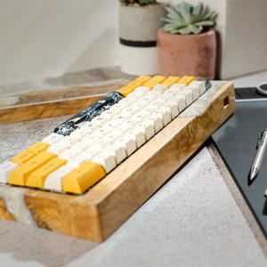 Pearl River Wood Mechanical Keyboard Case, Wooden Mechanical Keyboard ...