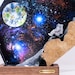 INTERSTELLAR EPOXY LAMP, Space Galaxy Resin and Wood Night Light ...