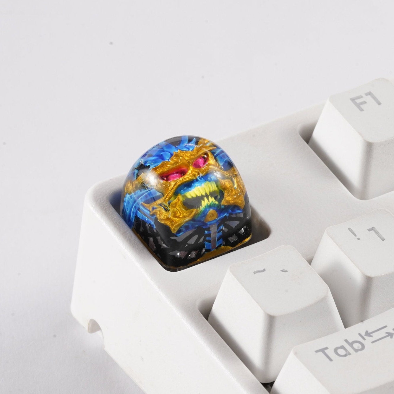 Keycap artisan demon keycap handmade keycap anime keycap | Etsy
