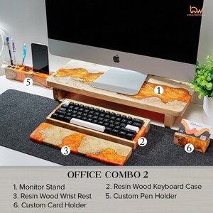 Custom Monitor Stand, Wood Monitor Imac Stand, Monitor Shelf, Walnut ...