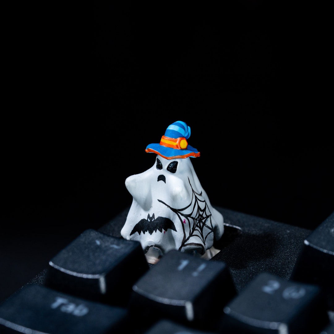 Halloween Ghost Artisan Keycap, Ghost Custom Keycaps for Halloween ...