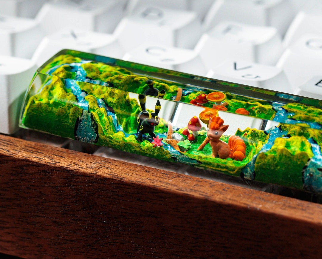 Custom Pokemon Spacebar Artisan Keycap, Pokemon Artisan Keycap, Pokemon ...