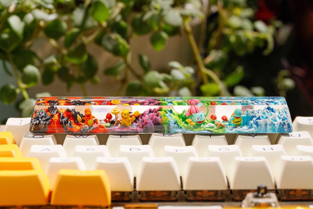 Custom Spacebar Artisan Keycap, Resin 6.25U Spacebar, Handmade ...