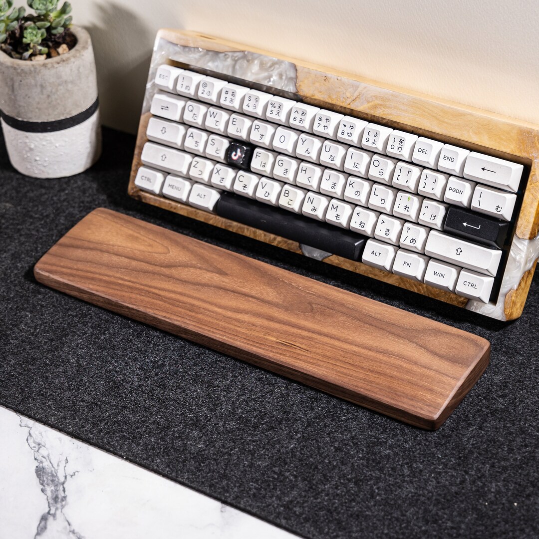 Minimalist Wooden Wrist Rest,wood Mechanical Keyboard Case Custom ...