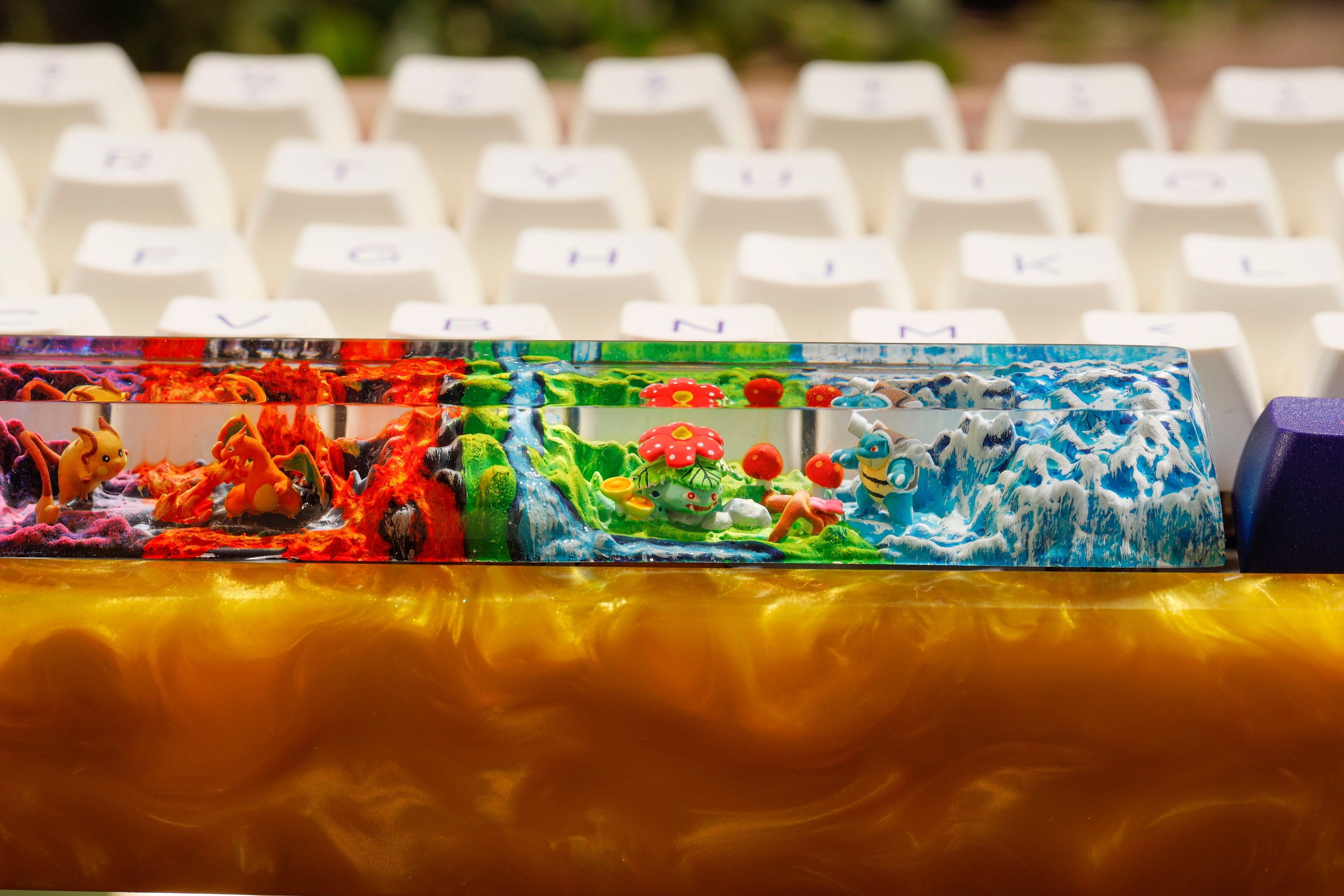 Charizard PKM Keycaps, Spacebar Keycap, Keycap Set, Cute Keycap sold by ...