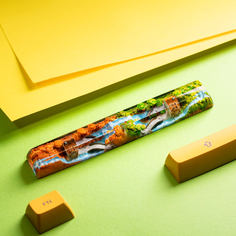 NATURE SPACEBAR Artisan Keycap, Spacebar Anime Keycaps for Cherry MX ...