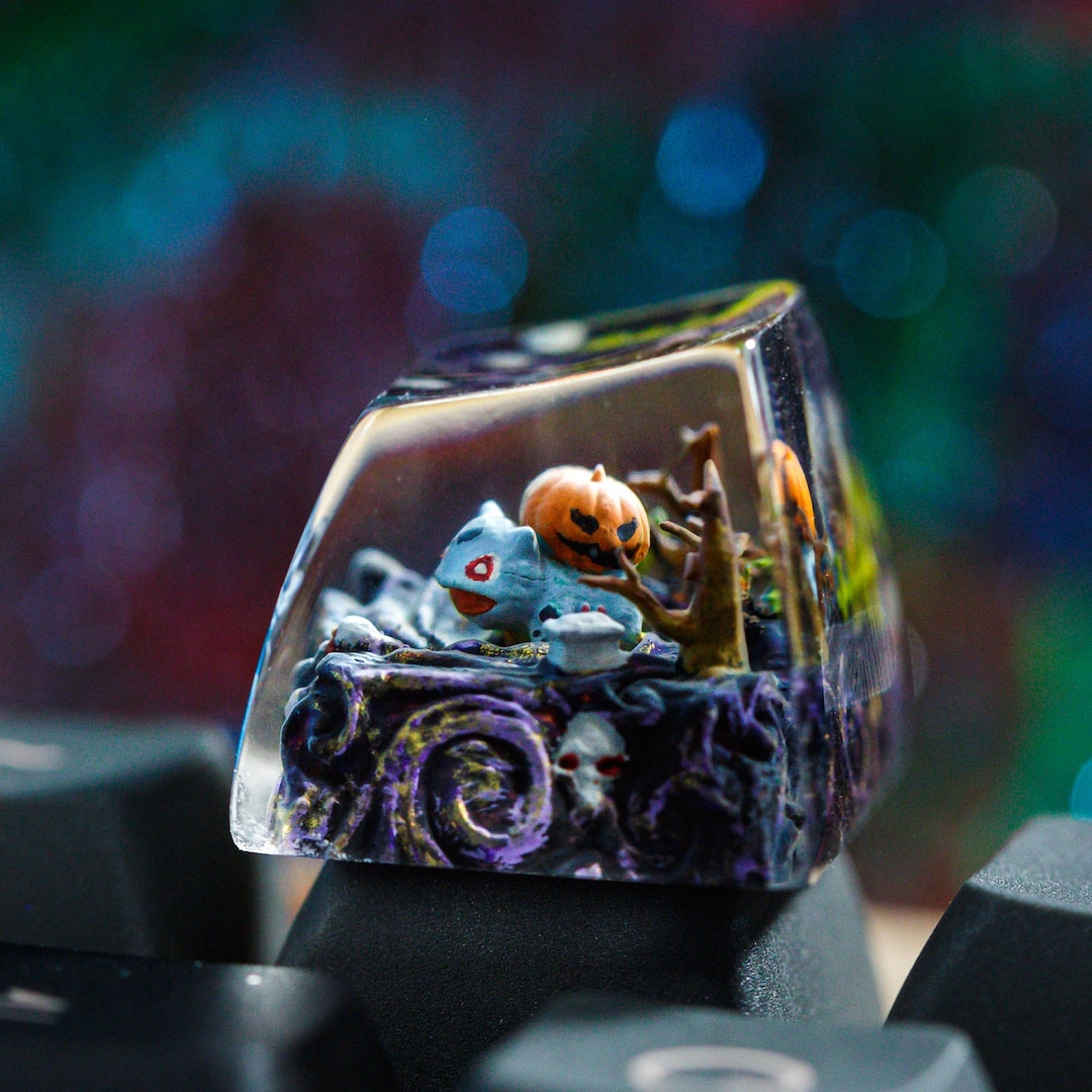 Halloween Custom Keycaps, Keycaps, Artisan Keycaps Anime Keycap ...