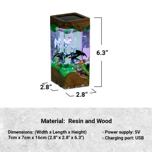 Toothless Night Lights, Toothless Resin Epoxy Lamp, Fury Epoxy Lamp ...