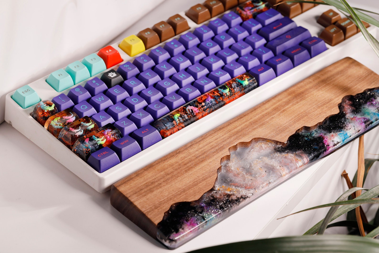 Axolotl Artisan Custom Keycaps, Cherry MX Keycaps Cute ESC Keycap ...