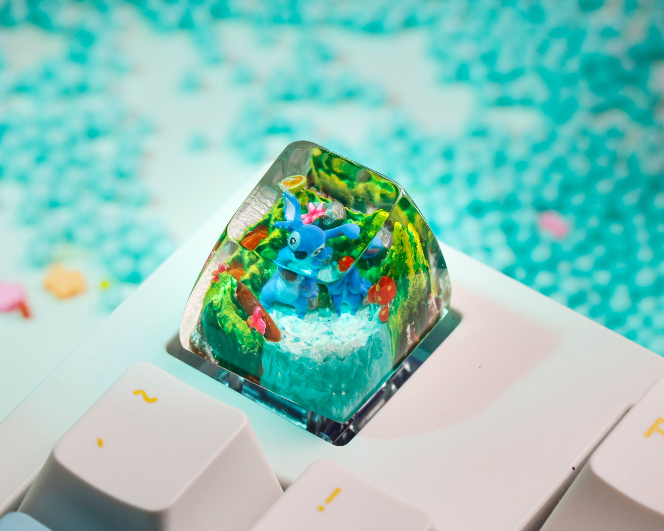 Custom Artisan Keycap, Keycaps Resin, Keycap Handmade SA Keycaps for ...