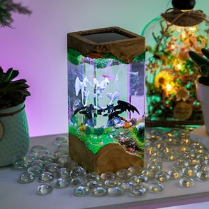 Toothless Night Lights, Toothless Resin Epoxy Lamp, Fury Epoxy Lamp ...