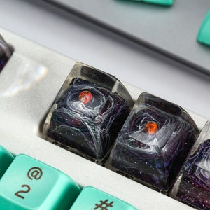 Planets Resin Artisan Keycap, Galaxy Spacebar Keycaps, Interstellar ...