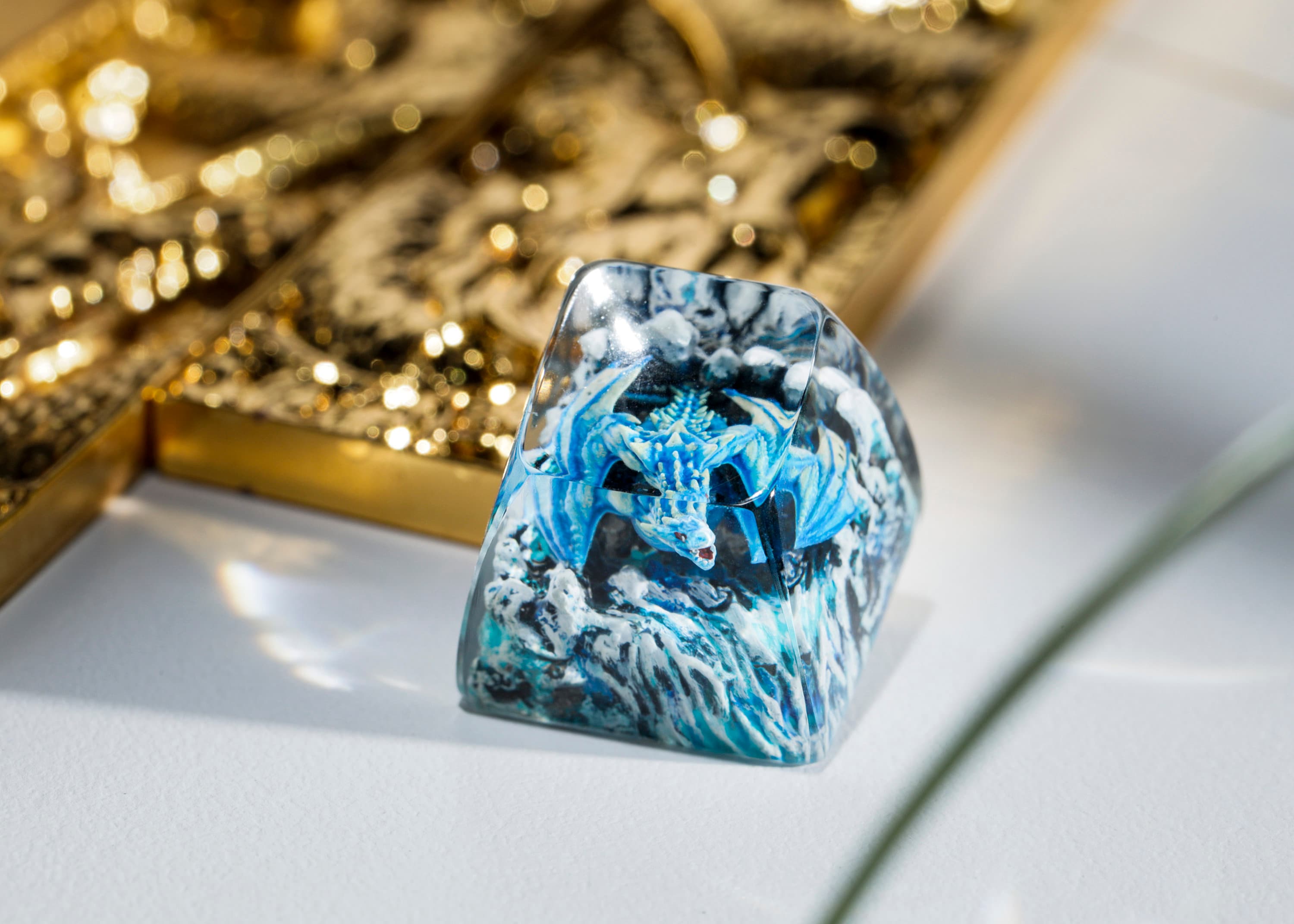Water Dragon Custom Keycaps, Artisan Keycap, Artisan Keycaps Anime ...