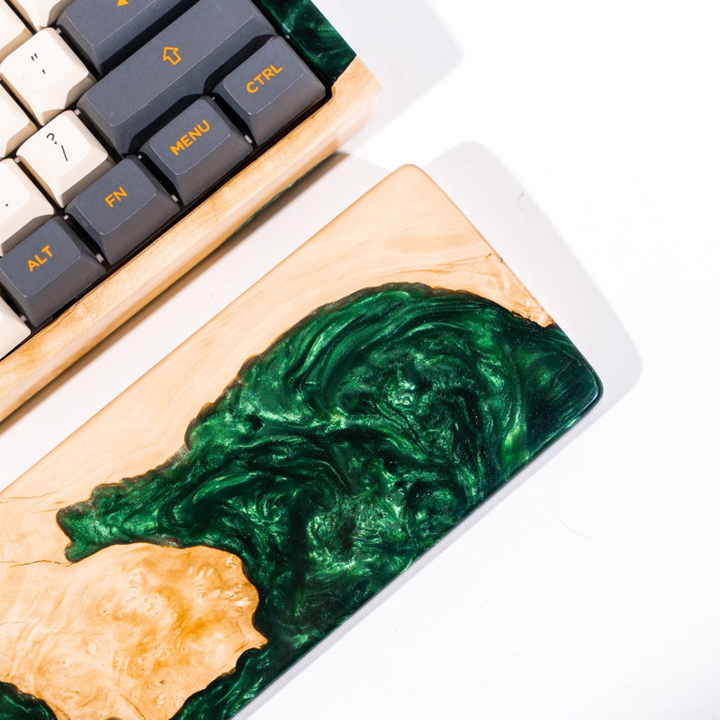 Custom Wood Wrist Rest, Wood Mechanical Keyboard Case, Custom Wooden ...