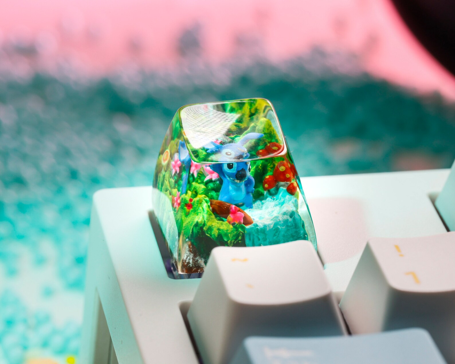 Custom Artisan Keycap, Keycaps Resin, Keycap Handmade SA Keycaps for ...