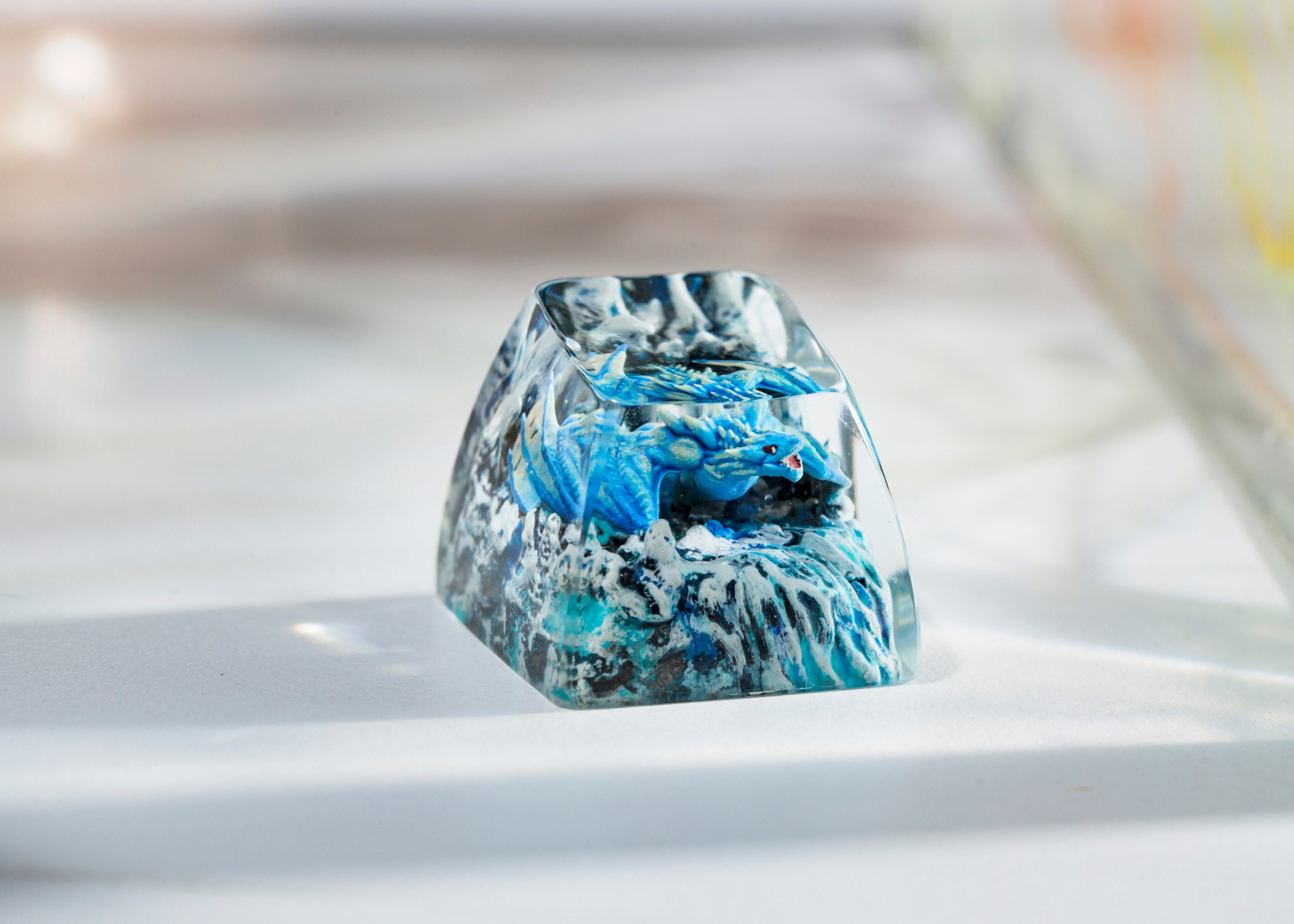 Water Dragon Custom Keycaps, Artisan Keycap, Artisan Keycaps Anime ...