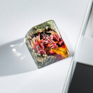 Fire Dragon Custom Keycaps, Artisan Keycap, Artisan Resin Keycaps Anime ...