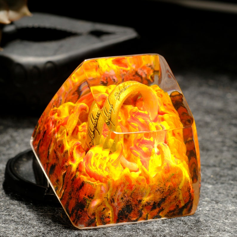 Custom Artisan Keycap Custom Keycaps Resin Handmade Gift Keycaps Anime ...