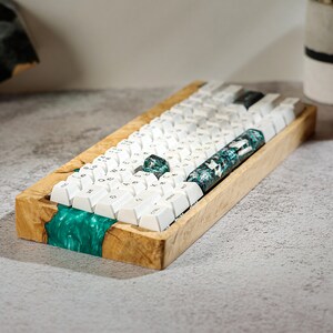 Wood Resin Mechanical Keyboard Case, Mechanical Keyboard Case, Custom ...