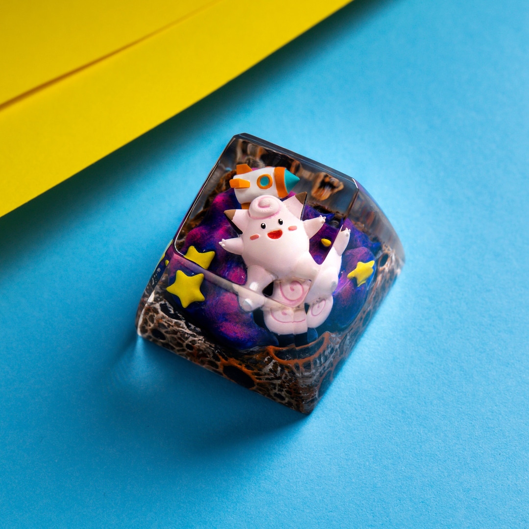 CUTE POKEMON Artisan Keycap, Custom Keycaps, Keycaps Anime, Artisan ...