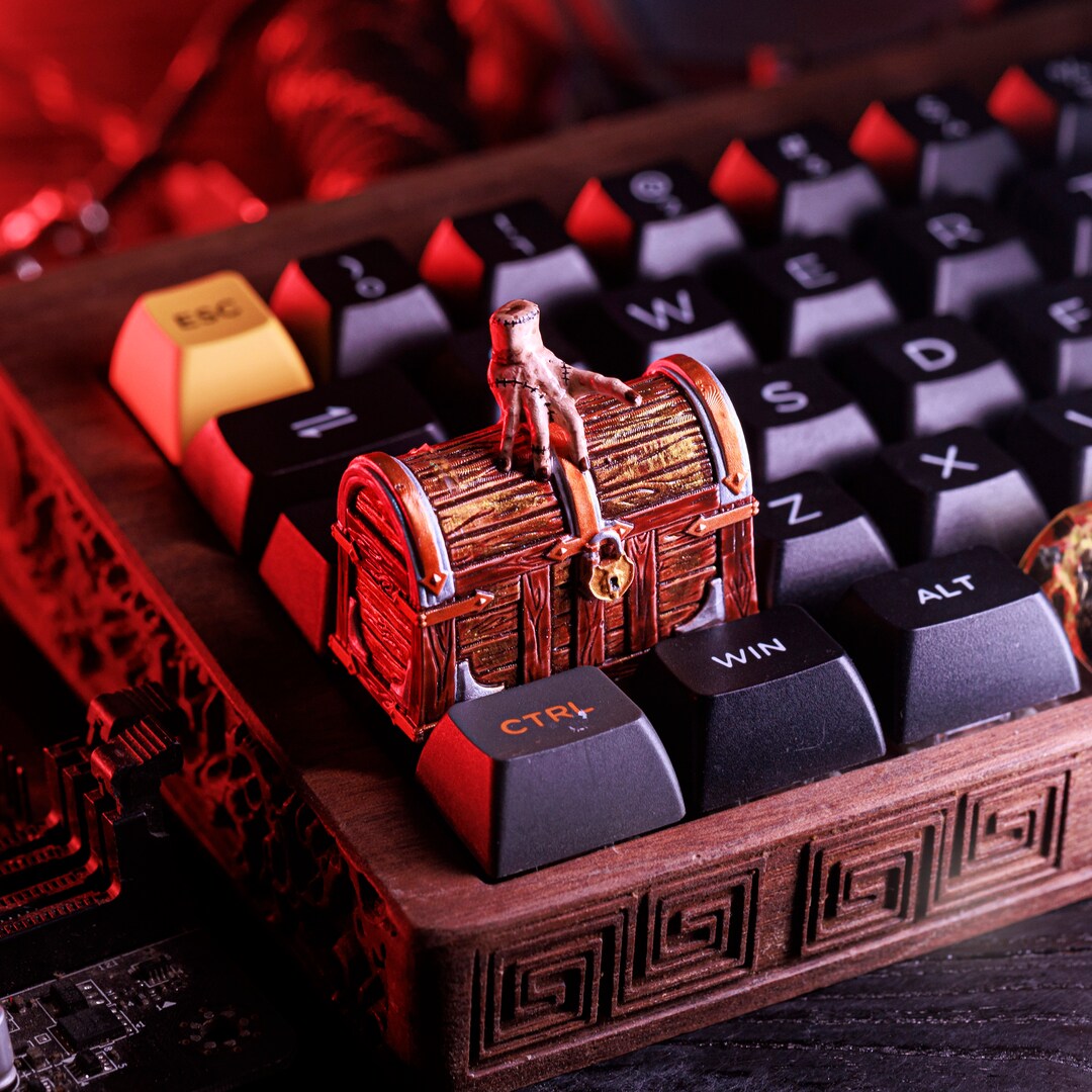 Halloween Ghost Artisan Keycap, Ghost Box Custom Keycaps for Halloween ...