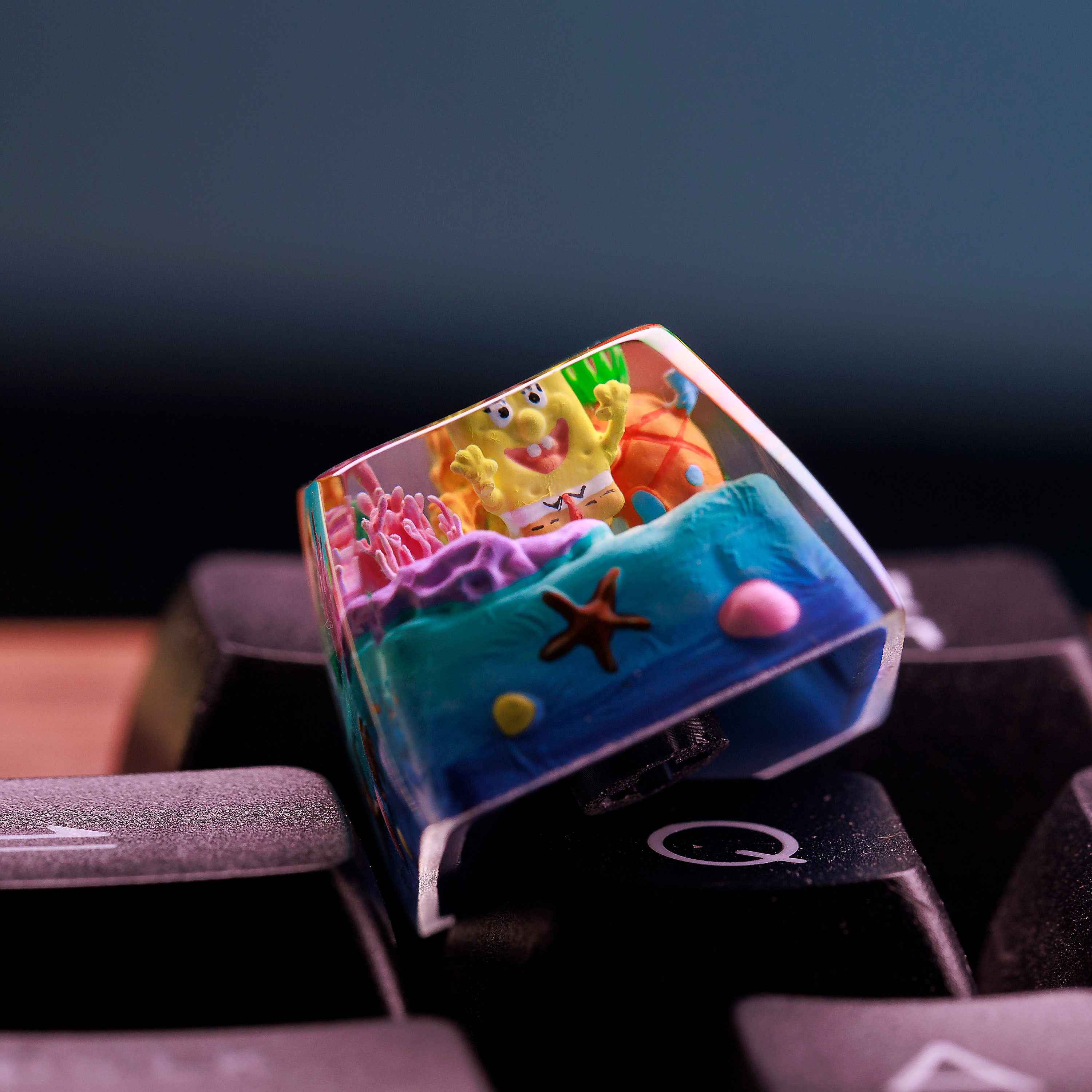 Spon.gebob Artisan Keycaps, Anime Custom Keycaps, Custom Mechanical ...