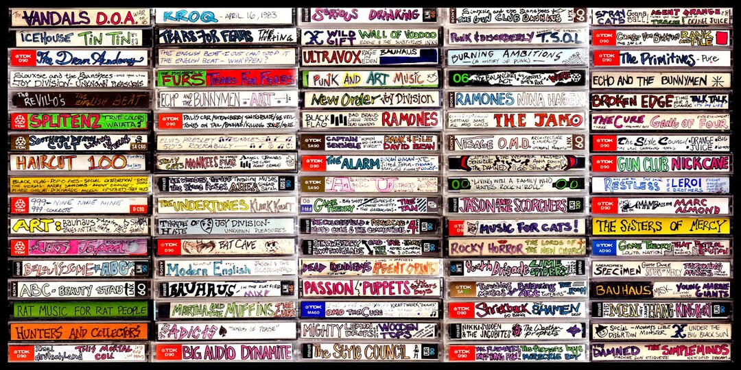 80's Mixtape – New Wave – Goth – Wall Art – HD POSTER - Etsy