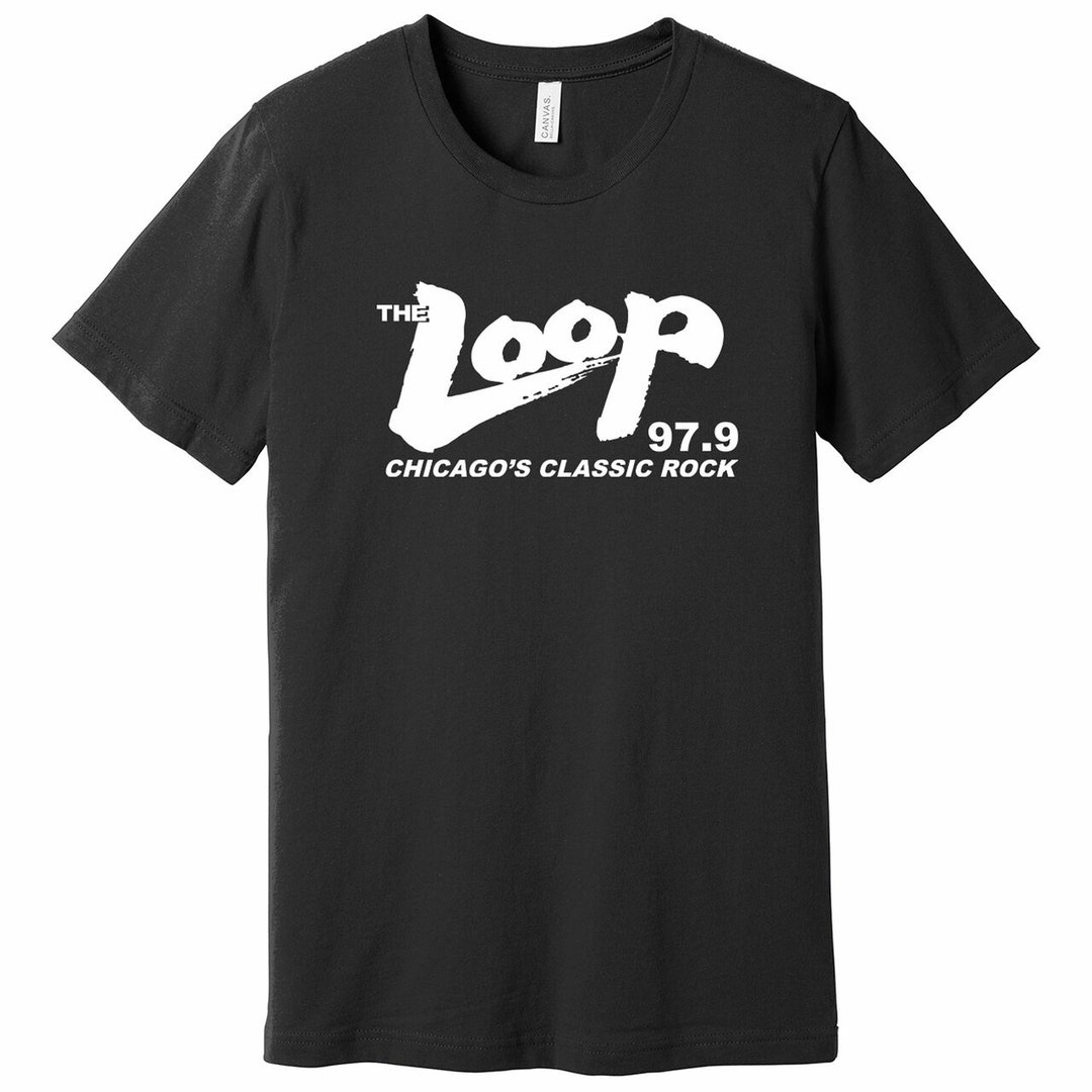 The Loop 97.9 – Chicago's Rock Station – BLACK – Ringspun Cotton - Etsy