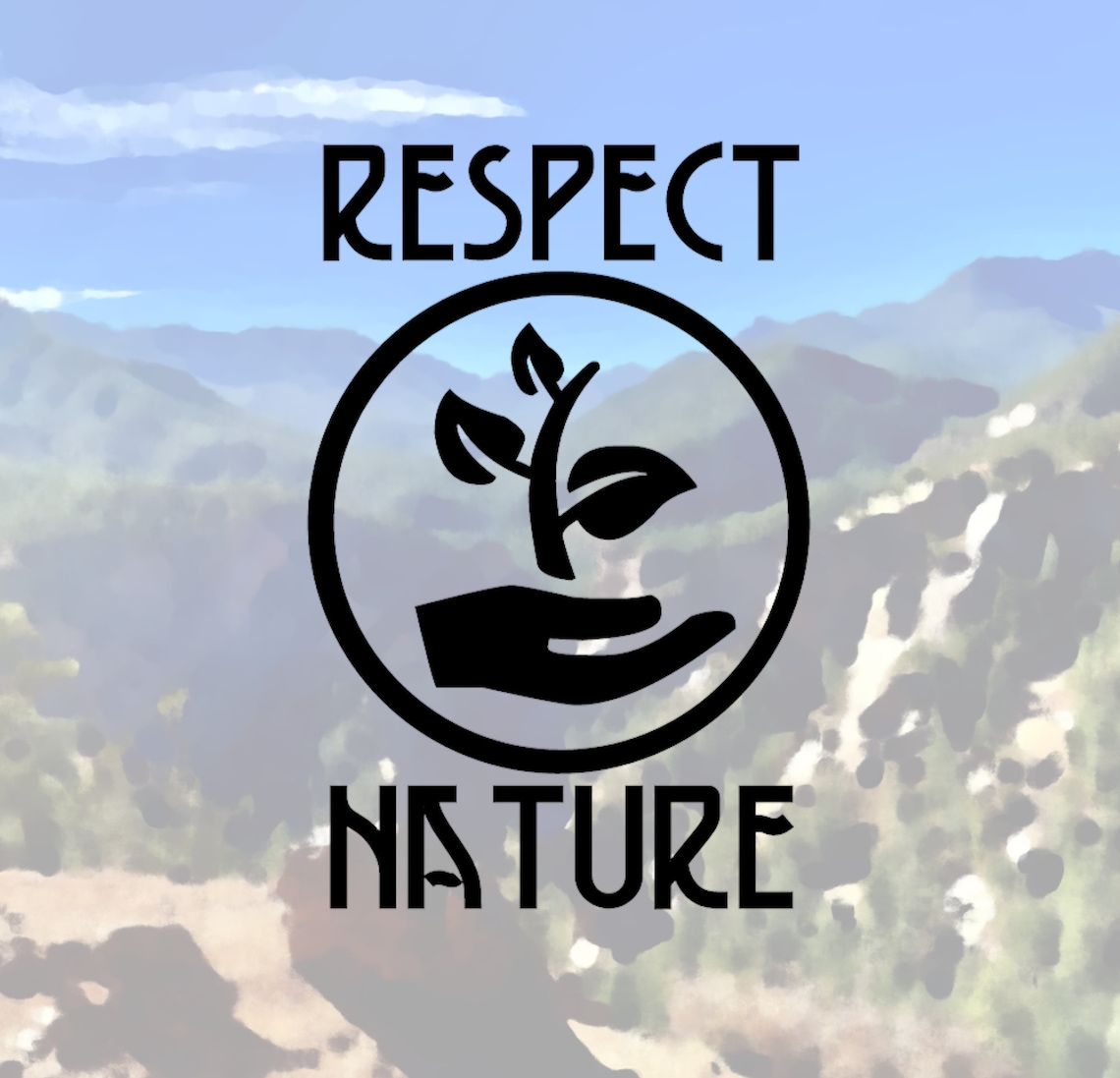 Respect Nature Decal, Sticker, Car, Laptop, Water Bottle - Etsy