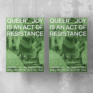 QUEER JOY - A4/A5 LGBTQIA+ Poster - Etsy