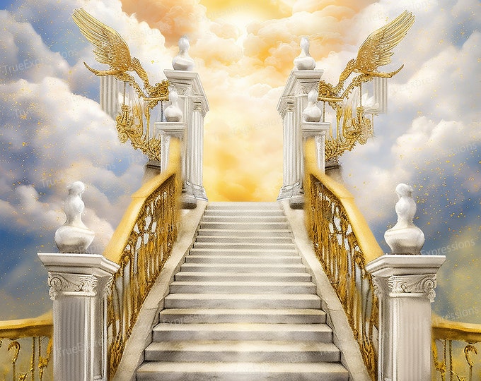 MRR PLR Heavens's Golden Gate Doves Background Pink Clouds Design ...