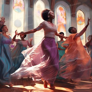 Praise Dance PNG: Christian Church Art (digital Download) - Etsy