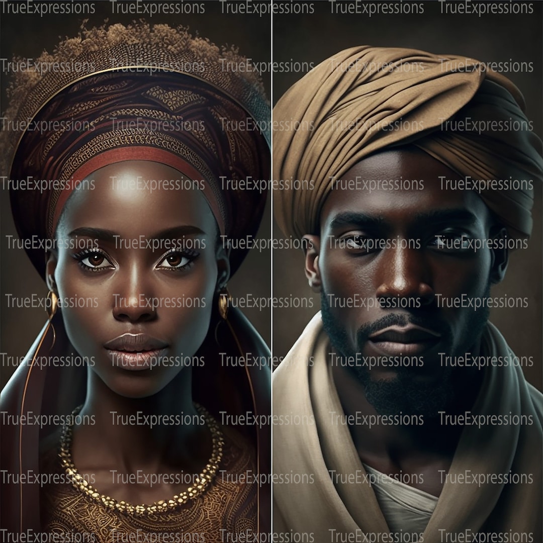 Biblical Characters II, AI Art, Christian, Faith, Black Bible History ...