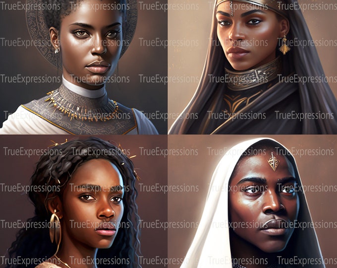 Biblical Characters, AI Art, Christian, Faith, Black Bible History ...