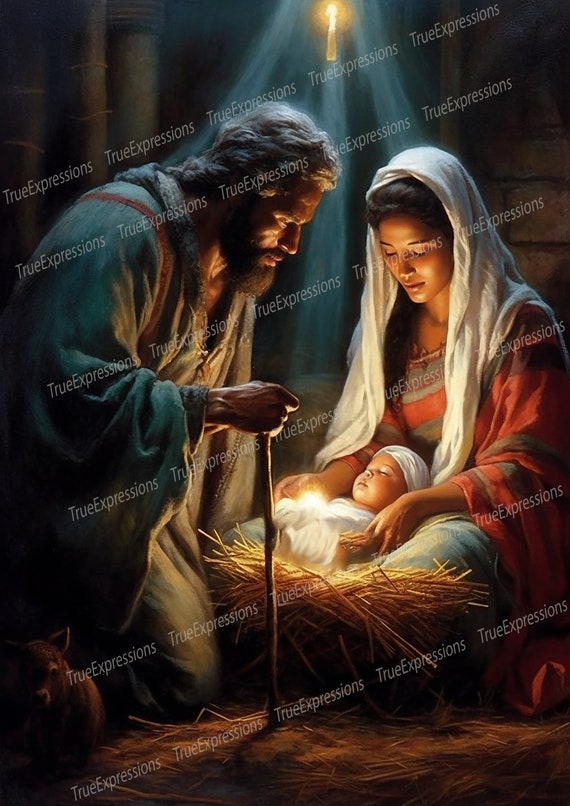 Baby Jesus The Light Of The World