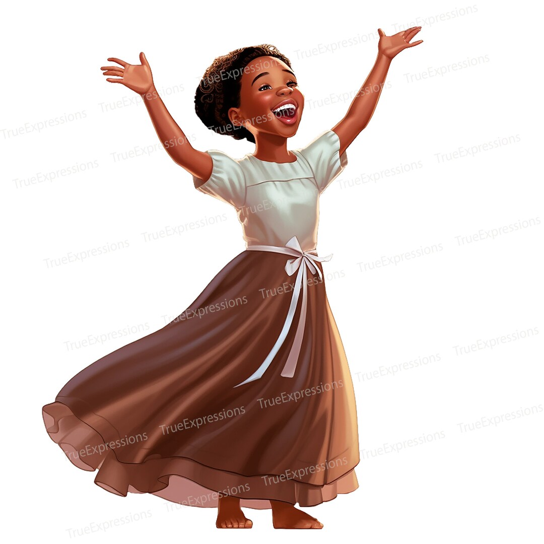 Young Praise Dancer, Printable AI, Christian, Faith, Church, Digital ...
