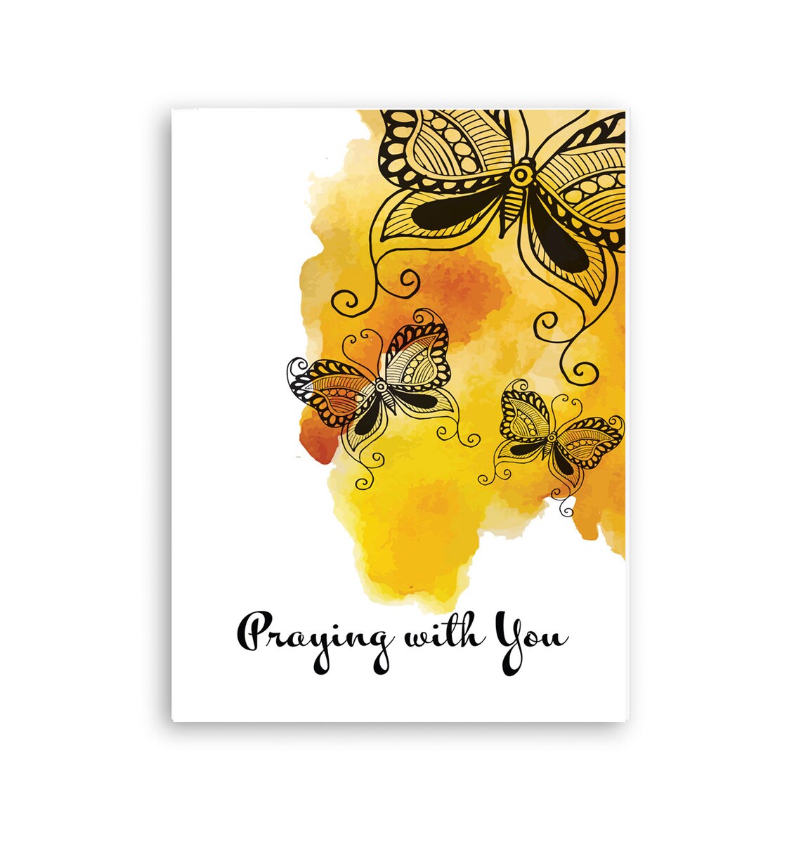 Printable Christian Praying With You Digital Downloadable - Etsy