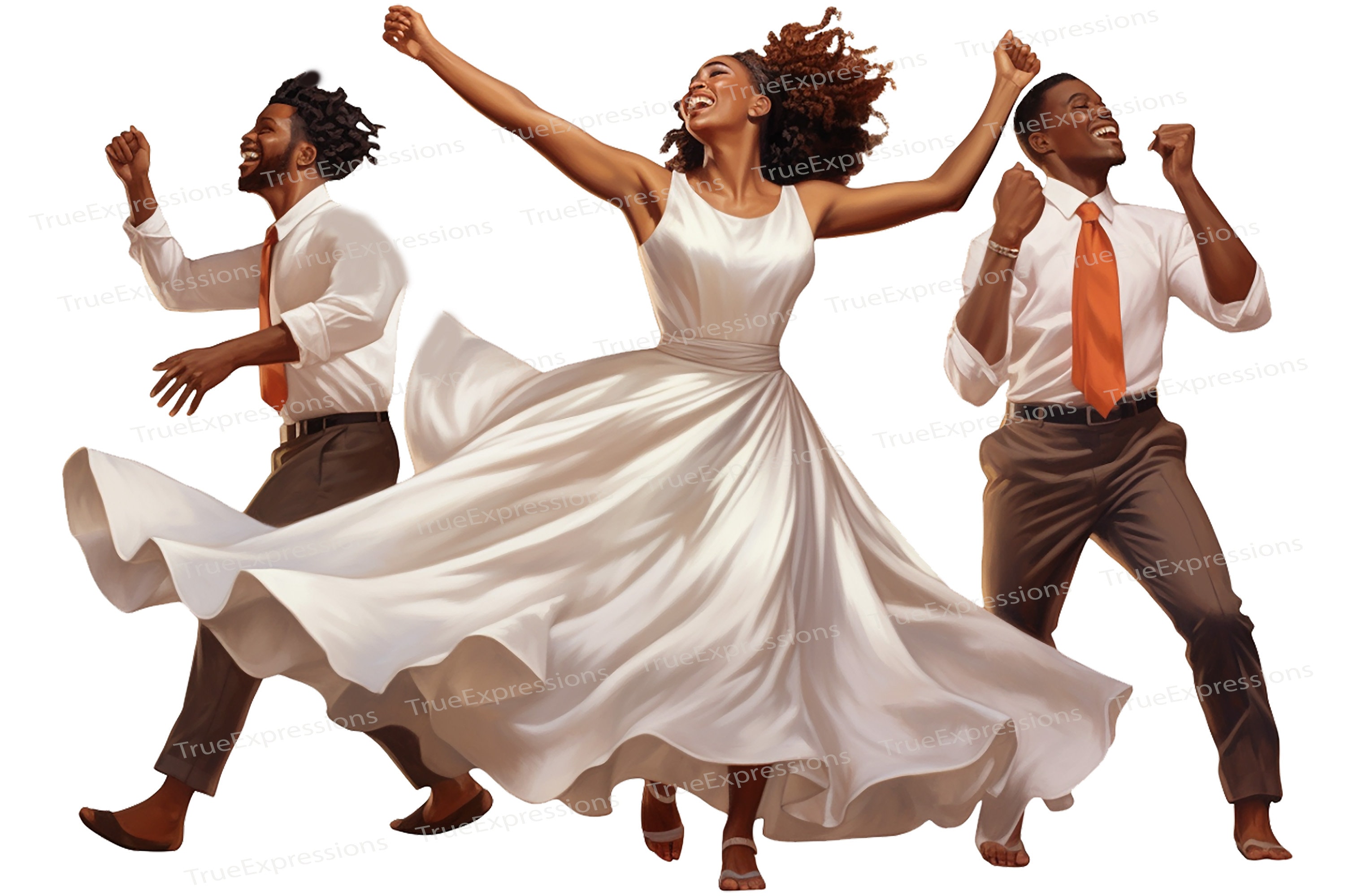 Praise Dance Art: Christian Celebration PNG (digital Download) - Etsy