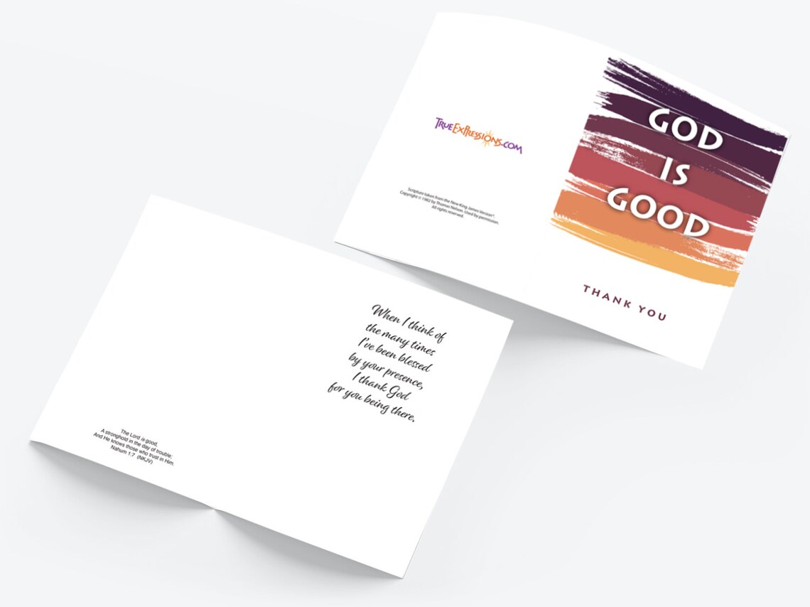 Printable Christian God is Good Digital Downloadable Thank | Etsy