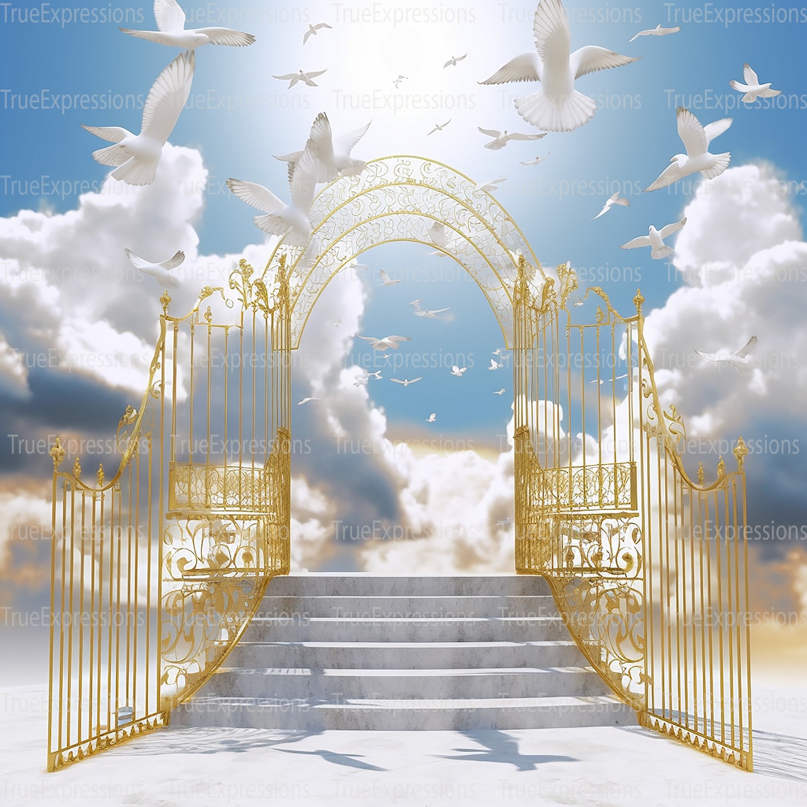 Memorial Gates Bundle AI Art Christian Faith Heavenly - Etsy
